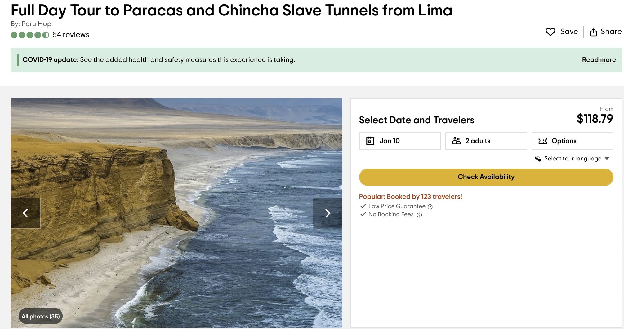 Tour to Paracas and Chincha Slave Tunnels from Lima – Her Life Adventures